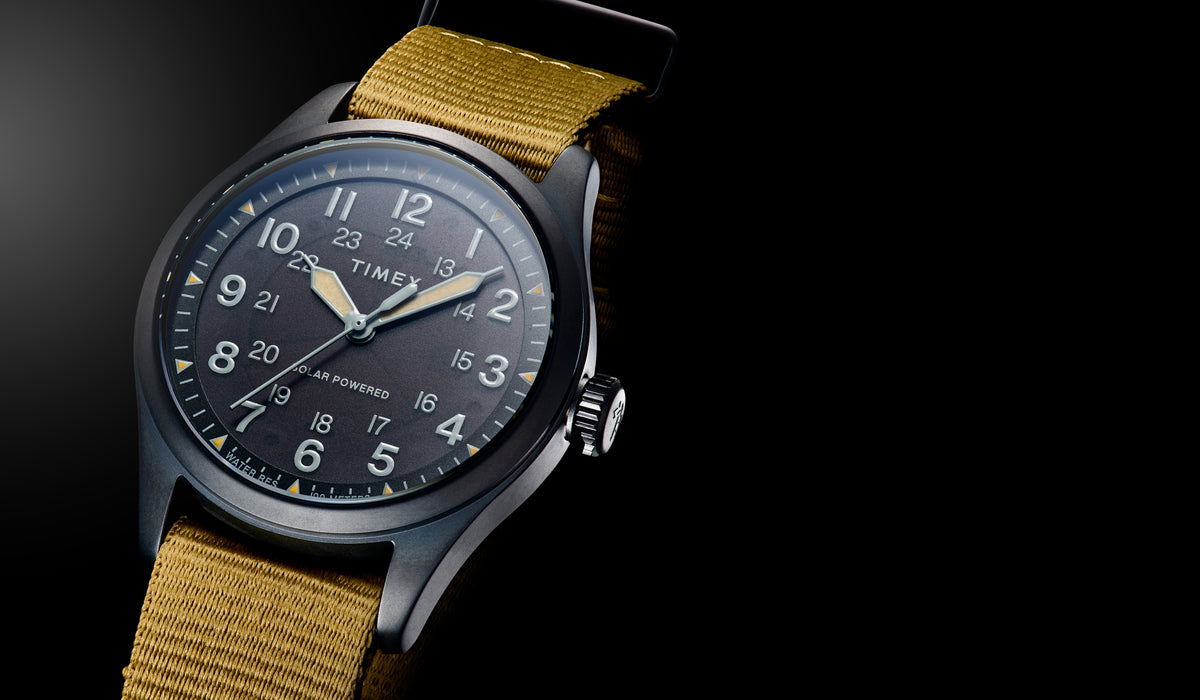 Expedition Field Post Solar 36mm Recycled Fabric Strap Watch ...