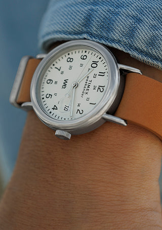 Weekender 37mm Leather Strap Watch - TW2W86500 | Timex US