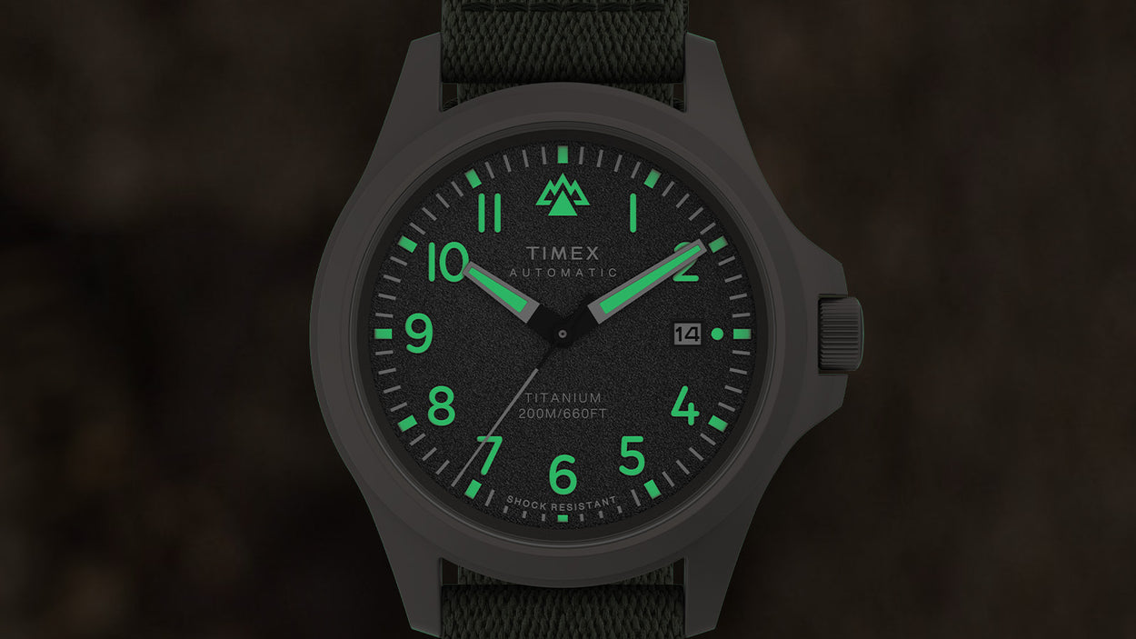 Expedition® Field Post Titanium Automatic 41mm Recycled Fabric Strap W ...