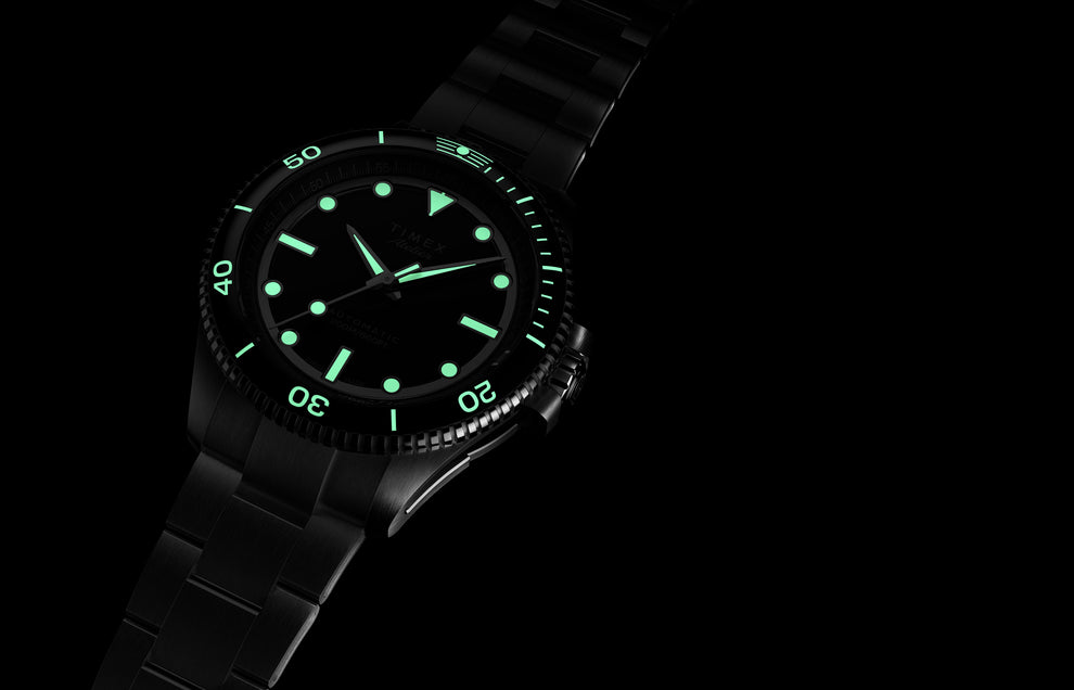 Timex Atelier Marine M1a 41mm Swiss Made Automatic Stainless Steel Bra ...