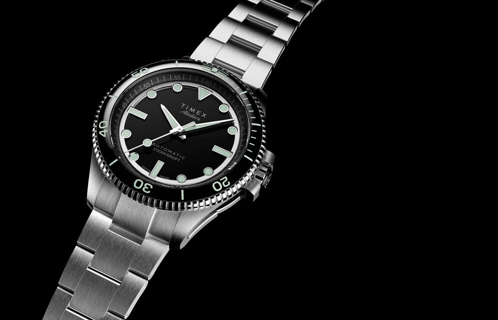 Timex Atelier Marine M1a 41mm Swiss Made Automatic Stainless Steel Bra ...