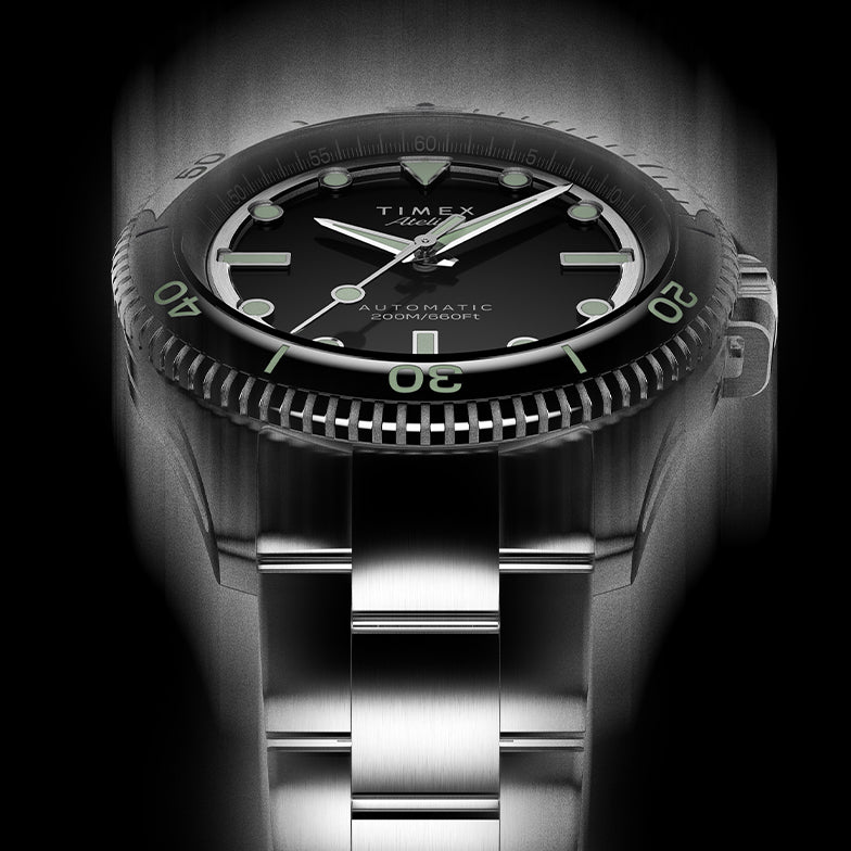 Timex Atelier Marine M1a 41mm Swiss Made Automatic Stainless Steel Bra ...