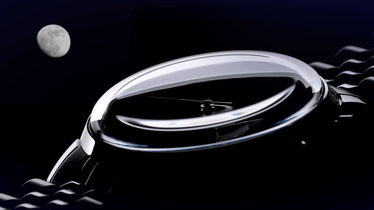 Marlin® Moon Phase Multifunction 40mm Stainless Steel Bracelet Watch ...