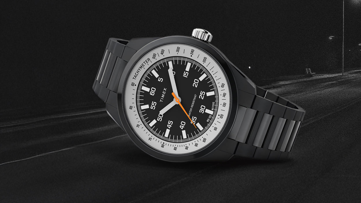 Huckberry x Timex 1979 Black Max 41mm Stainless Steel Bracelet Watch ...