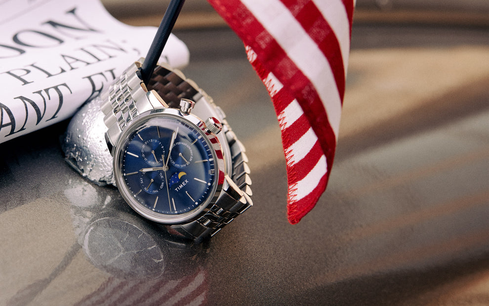 Marlin® Moon Phase 40mm Stainless Steel Bracelet Watch - TW2W51300 ...
