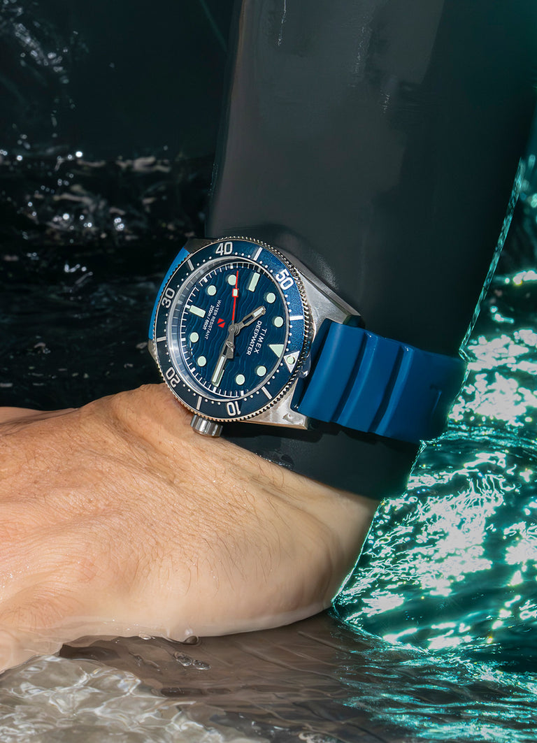 Deepwater Reef 200 41mm Synthetic Rubber Strap Watch - TW2W74600 | Timex US