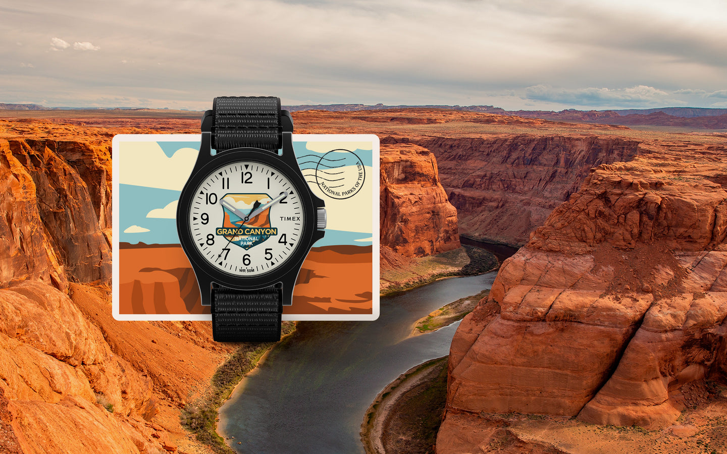 Timex Grand Canyon National Park 40mm Fabric Strap Watch - TW2Y32300 ...
