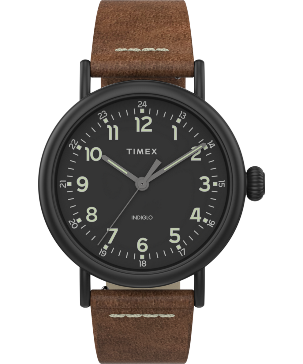 Timex® Standard 40mm Leather Strap Watch - TW2T69300 | Timex US