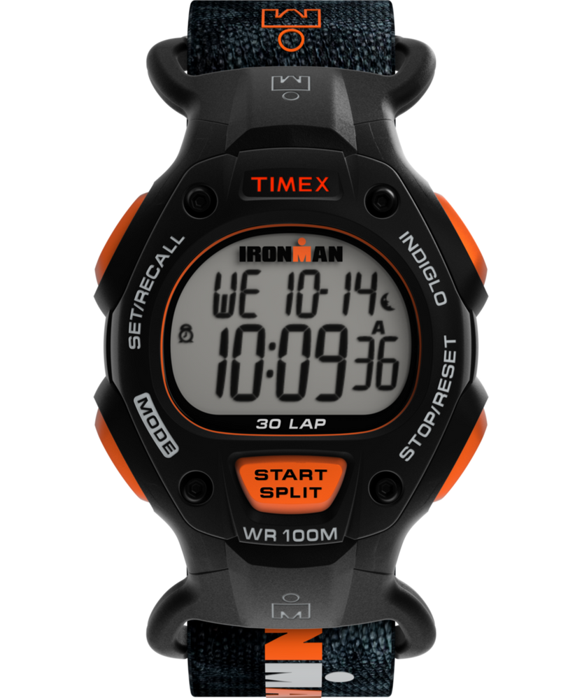 TIMEX® IRONMAN® Classic 30-Lap 38mm Recycled Fabric Strap Watch ...