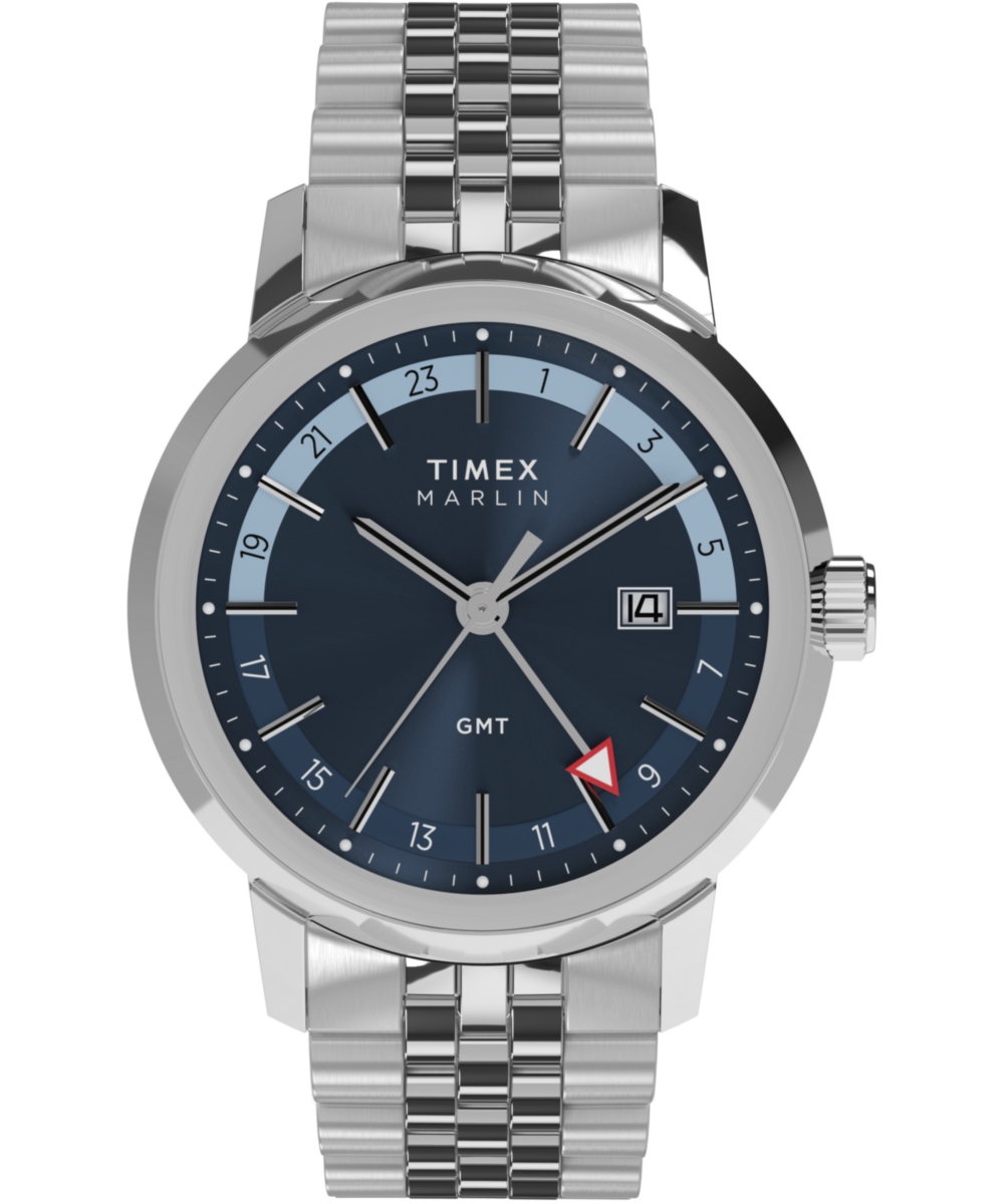 Marlin® Quartz GMT 40mm Stainless Steel Bracelet Watch - TW2Y47600 ...